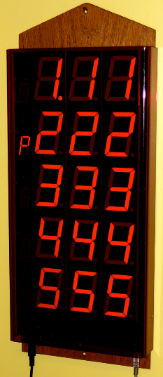 Ledded Lights Ltd. Hymnboard